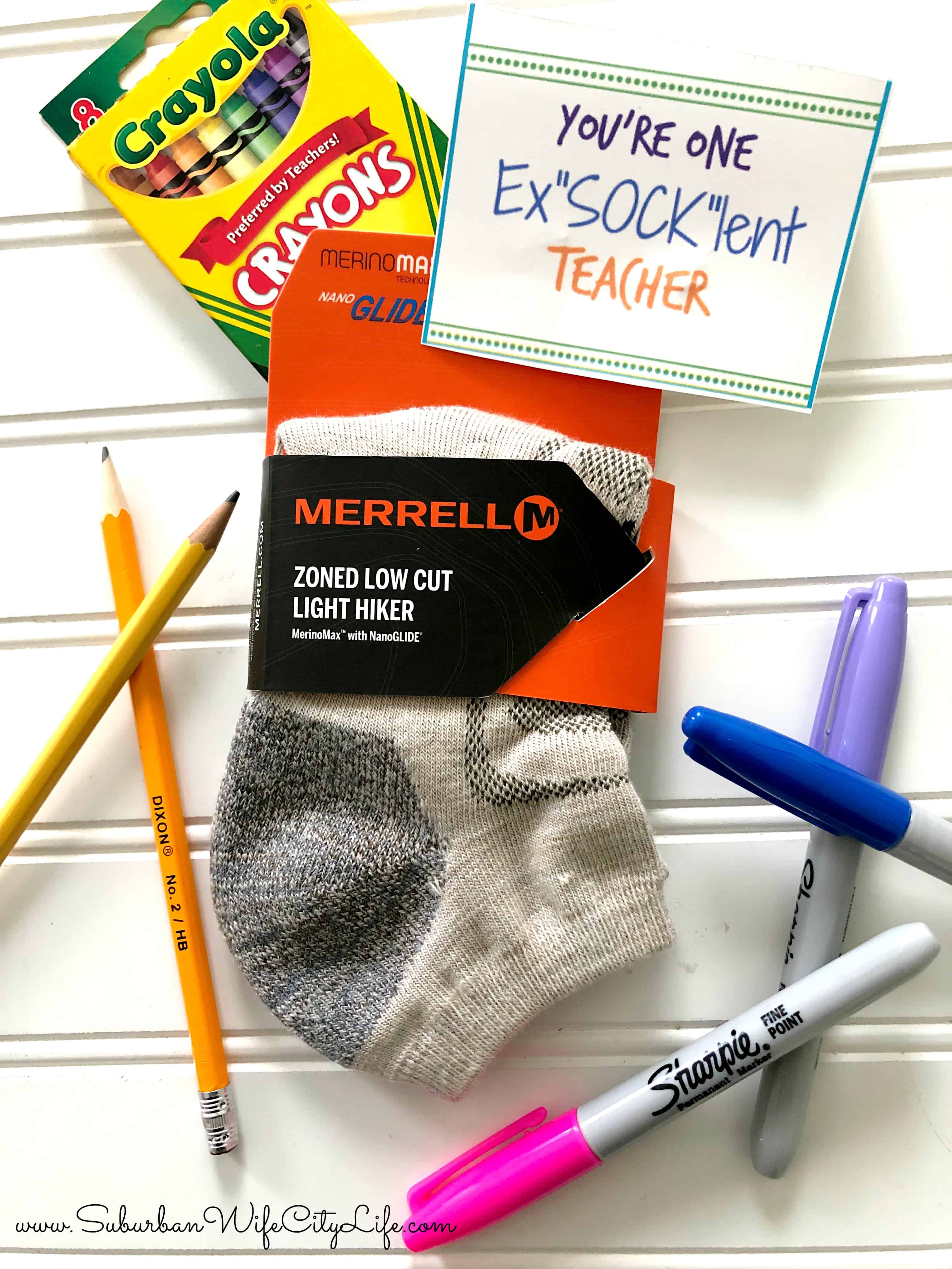 Teacher Appreciation Ex"Sock"lent Gift - Suburban Wife, City Life
