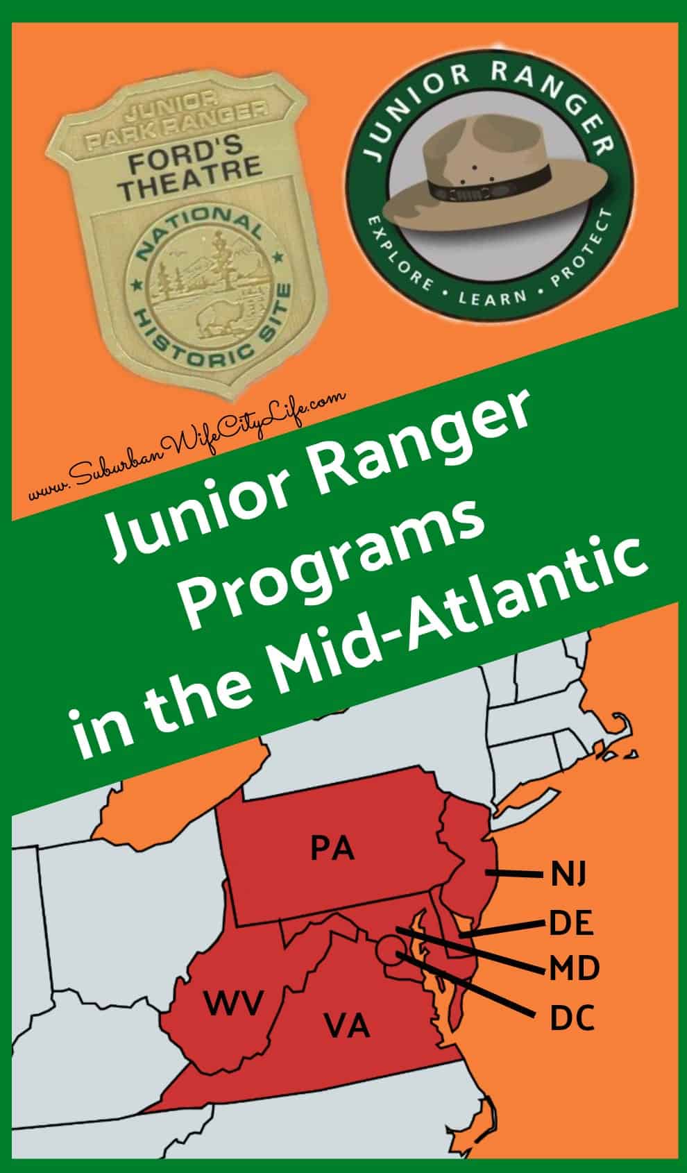 Junior Ranger Programs in the Mid-Atlantic - Suburban Wife, City Life