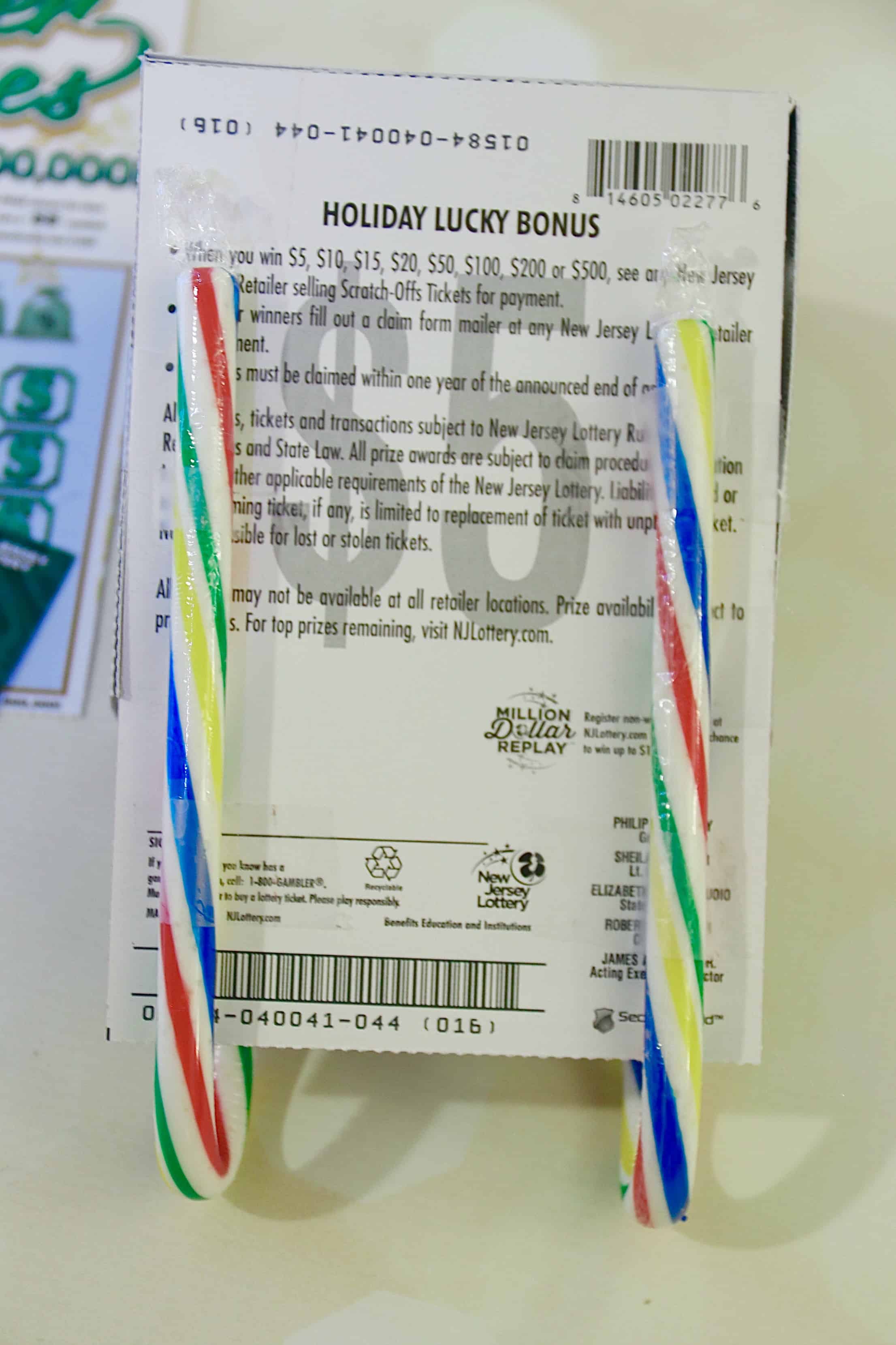 NJ Lottery DIY Scratch Off Sleigh - Suburban Wife, City Life