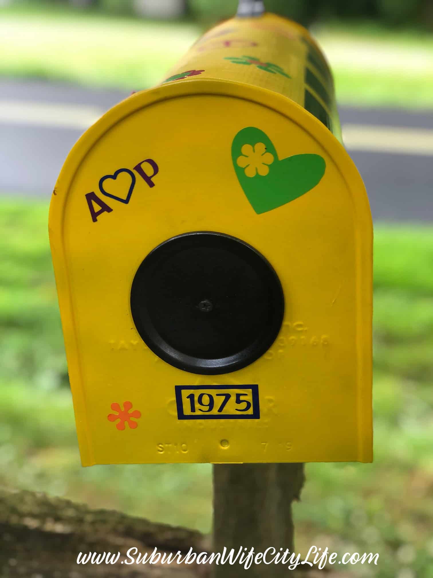 Groovy Bus Mailbox - Suburban Wife, City Life