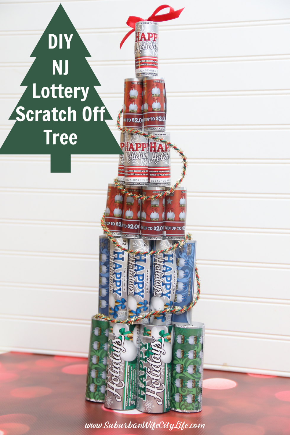 DIY Ticket Tree with New Jersey Lottery - Suburban Wife, City Life