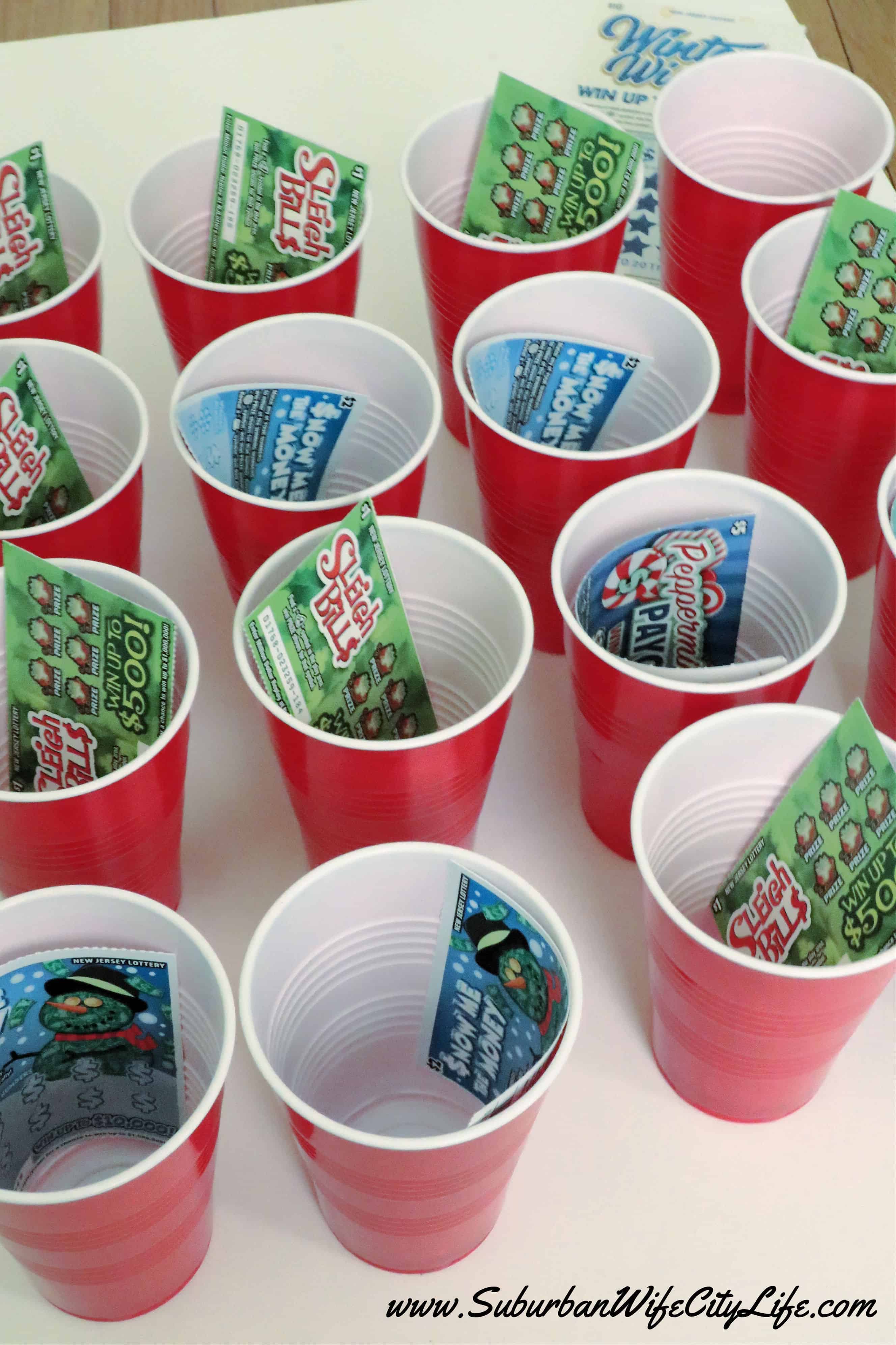 NJ Lottery Present Punch Game - Suburban Wife, City Life